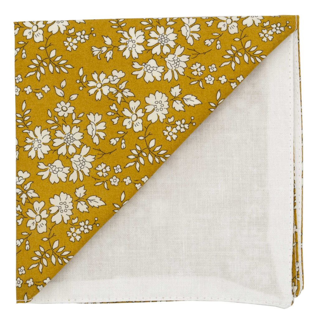 Pochette Liberty "Capel" Jaune moutarde - JAGGS