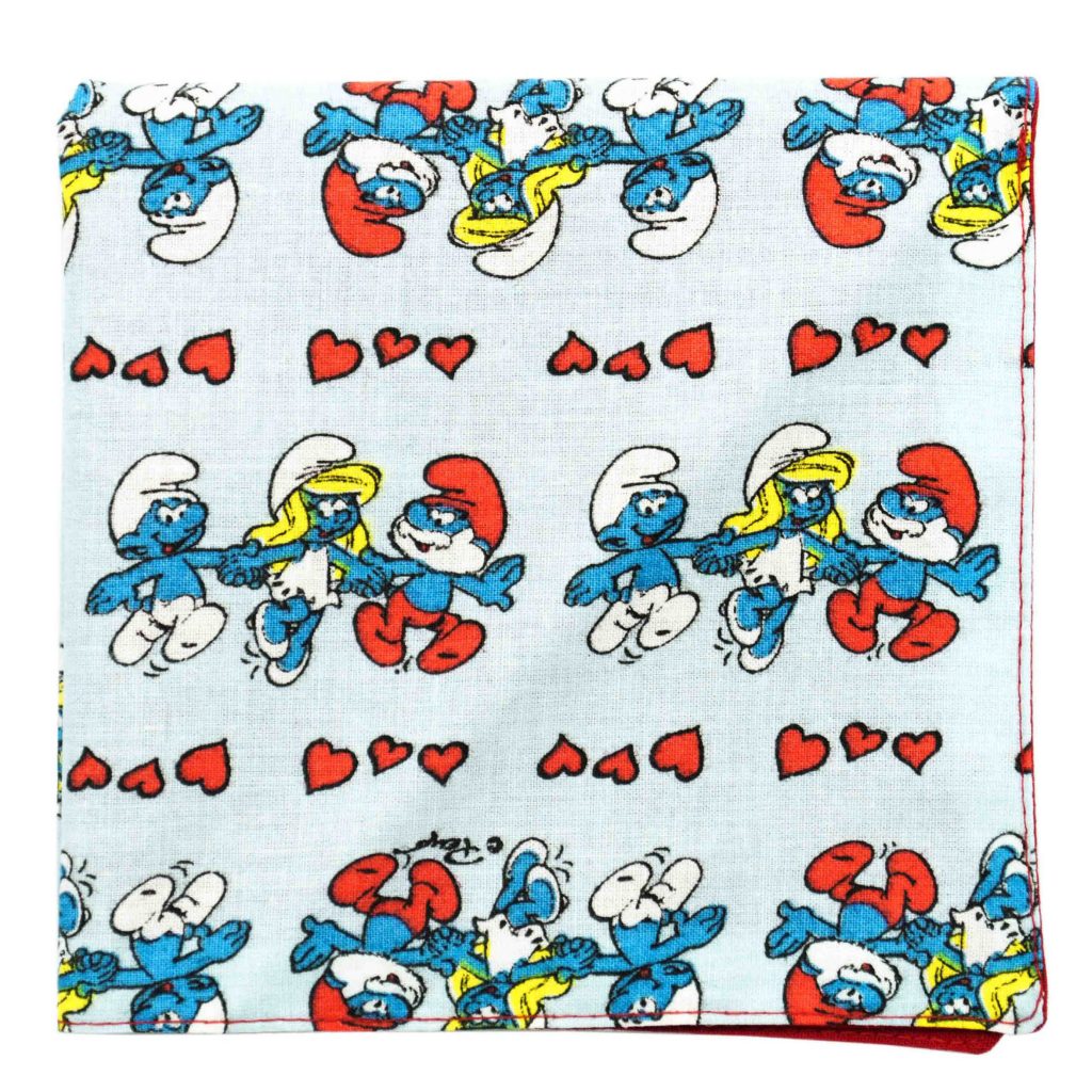 Pochette "Le Grand Schtroumpf" - Schtroumpfs sur fond bleu ciel - JAGGS