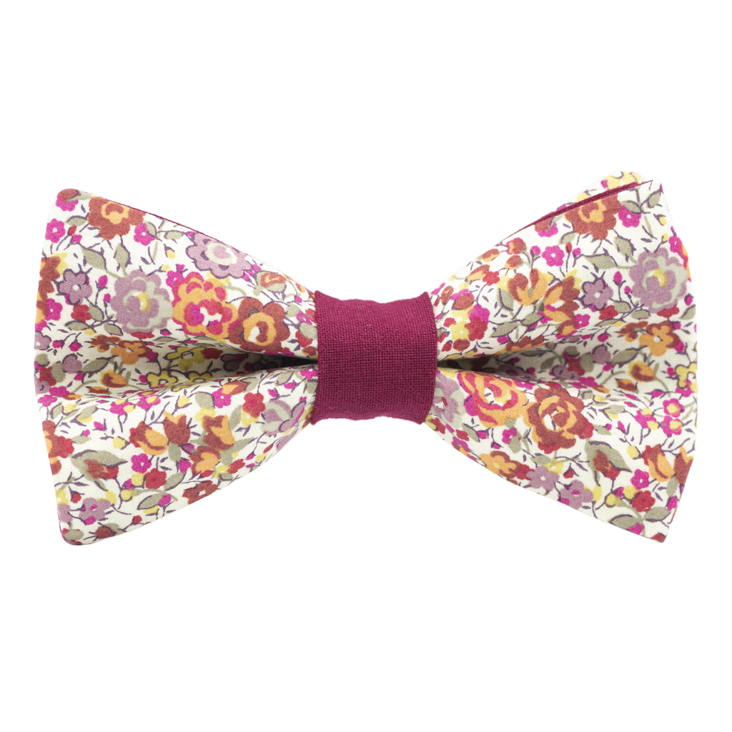 Nœud papillon Liberty "Emma and Georgina" rose poudré - JAGGS
